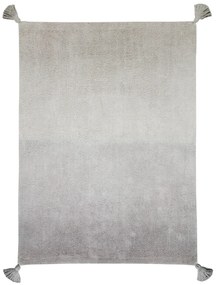 Lorena Canals, Přírodní koberec, ručně tkaný Ombré Dark Grey - Grey, 120x160, šedá, obývací pokoj