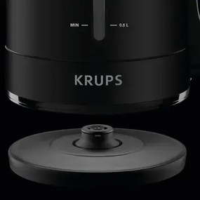 Krups BW 2448 černá / Varná konvice / 1,6 l / 2400 W / plast