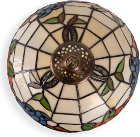 BRILAGI - Tiffany vitrážová stolní lampa JUNGLE 1xE27/60W/230V + 1xE14/40W