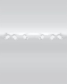 Bodové svítidlo Merida, 6x bílé kovové stínítko, (možnost polohování)