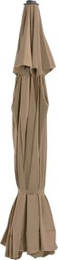Náhradní potah na zahradní slunečník taupe 515 cm 312541