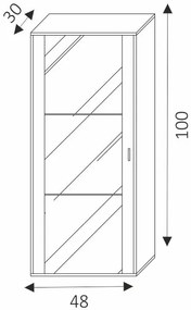 Obývací stěna Pino D milano/bílá