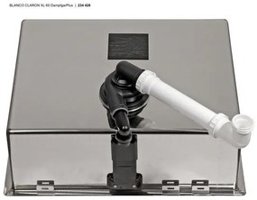 Blanco CLARON XL 60-U DampfgarPlus InFino nerez hedvábný lesk