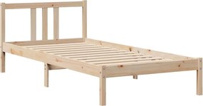 Rám postele s čelem 90 x 190 cm masivní borovice 3305955