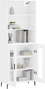 Skříň highboard bílá 69,5 x 34 x 180 cm kompozitní dřevo 3189333
