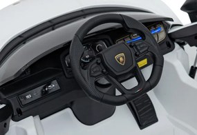 Elektrické autíčko Lamborghini Revuelto bílé