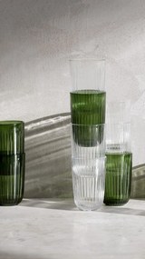 KÄHLER Sklenice na vodu Hammershøi Clear 370 ml - set 4 ks, čirá barva, sklo