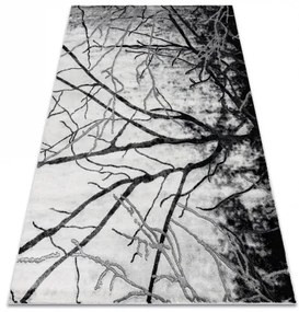koberec EMERALD výhradní 3820 glamour, stylový strom stříbrný velikost 140x190 cm | krásné koberce cz