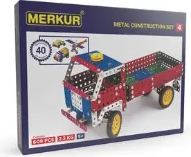 Merkur 4 stavebnice / 609 dílů / 40 modelů / od 5 let