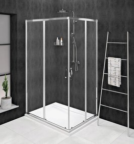 Gelco, SIGMA SIMPLY obdélníková sprchová zástěna 1000x800 mm, L/P varianta, rohový vstup, GS2110GS2180
