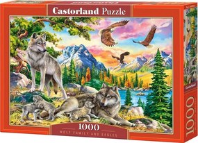 Castorland puzzle vlčí rodinka 1000 dílků