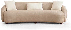 Designová 3-místná sedačka Xanthus 230 cm cappuccino