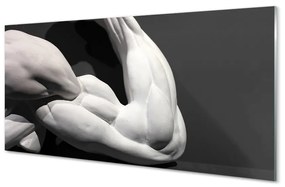 Obraz na skle Sval black and white 140x70 cm