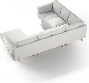 Potah na pohovku IKEA Norsborg rohová, 5-místná se šezlongem barva šedá látka pletený vzor