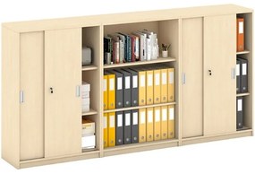 Sestava skříní MIRELLI, Typ IV - bříza