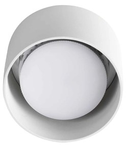 Ideal Lux Stropní přisazené svítidlo SPIKE PL1, Ø 100 mm Barva: Nikl