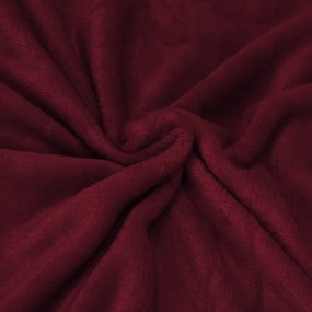 Deka 160x70 cm Springos Velvet červená