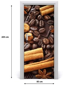 Fototapeta na dveře samolepící hořká čokoláda 85x205 cm