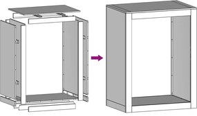 vidaXL Stojan na palivové dřevo antracitový 60 x 40 x 80 cm ocel [851000] Barva: Ocel/Antracitový