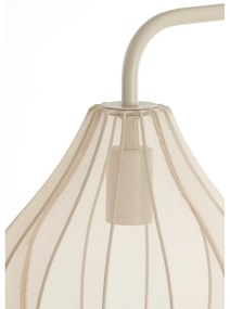 Béžová stojací lampa s textilním stínidlem (výška 156,5 cm) Elati – Light &amp; Living