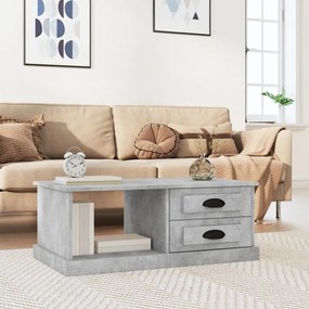 vidaXL Konferenční stolek 90 x 50 x 35 cm kompozitní dřevo [816241] Barva: Betonová šedá