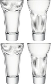 Skleničky v sadě 4 ks na panáky 220 ml Mix – La Rochére