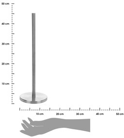Stojan na toaletní papír Steel, chromová