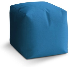 Sablio Taburet Cube Modrá: 40x40x40 cm