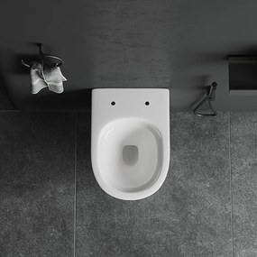 BPS-koupelny Podomítkový modul Geberit DuoFix s WC mísou SL-WH-RIM-03 + ovládací tlačítko Delta 30 chrom