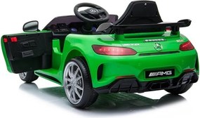 LEAN CARS Elektrické autíčko Mercedes GTR zelené, LED, MP3