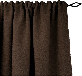 Závěs do dětského pokoje BOUCLÉ Zvolte barvu: Hnědá, Zvolte rozměr: 140 x 160 cm (šířka x výška)