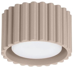 Sollux  SL.1817 - Bodové svítidlo AURA 1xGX53/10W/230V 6 cm taupe