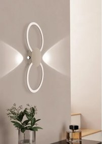 Eglo 902127 - LED Nástěnné svítidlo VENTICELLO LED/20W/230V + LED/0,91W béžová
