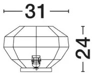 Designová stolní lampa Mapi B
