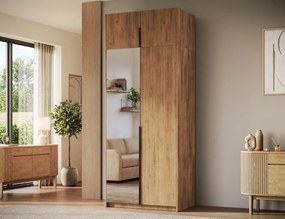 ADRK Furniture Alera II s nástavcem Skříň s otočnými dveřmi ADRK-W-ALER-100-AB