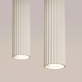 Sollux Lighting Závěsné svítidlo KARBON 2 béžové