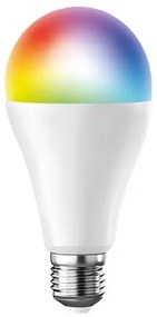 SOLIGHT LED SMART WIFI žárovka A65 15W/230W/E27/RGB+CCT/ 1350Lm/270°/Dim