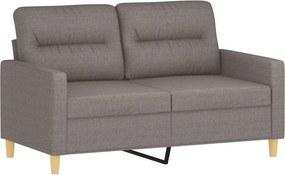 2dílná sedací souprava s polštáři taupe textil 3201623