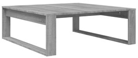 Konferenční stolek šedý sonoma 100x100x35 cm kompozitní dřevo - Default Title