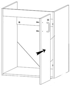 Sycylia | dolní skříňka D60Z pod dřez | PRAVÁ | andersen