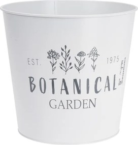 Květináč Botanical garden – bílý 22 × 20 cm