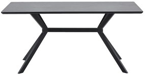 Obdélníkový stůl bruno 160 x 90 cm černý MUZZA