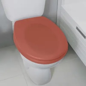 Spirella NEELA WC prkénko matná terakota / soft-close / duroplast