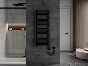 Mexen Apollo, elektrické topné těleso 1210x450 mm + topná tyč 600 W, černá, W117-1210-450-2600-70