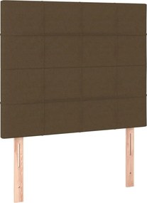 vidaXL Box spring postel s matrací 120x200 cm textil [3136584] Barva: světle šedá