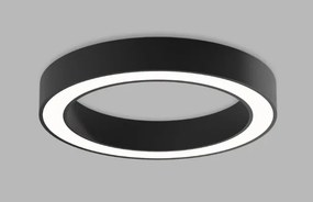 Stropní LED svítidlo Led2 Saturn slim Barva: Černá, Ø - Průměr: 80 cm, Varianta svítidla:: 3000/4000K Dali