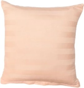 DADKA Povlak na polštář atlas grádl béžový proužek 2,5 cm Rozměr 40x40