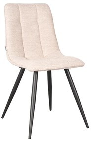 Jídelní židle Jelt - přírodní tkanina