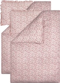 Livarno® Sada ložního povlečení z mikrovláknitého saténu, 140 x 200 cm, 70 x 90 cm, 2dílná, květiny