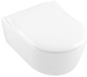 Villeroy & Boch AVENTO - COMBI PACK WC závesné DirectFlush + sedátko SlimSeat SoftClosing, biela Alpin, 5656RS01